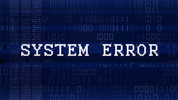 4K Glitch Digital Code - System Error, Motion Graphics | VideoHive